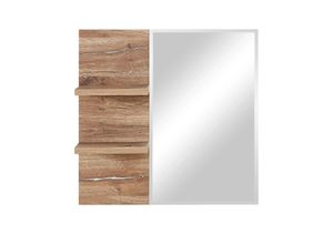 4250314561292 - Spiegel - holzfarben - Holzwerkstoff Glas  Glas  Holzwerkstoff - 82 cm - 80 cm - 17 cm - Möbel Kraft