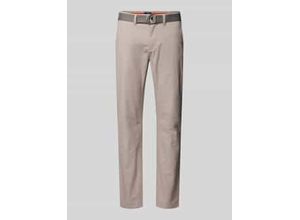 4068444541325 - Slim Fit Stoffhose mit Gürtel