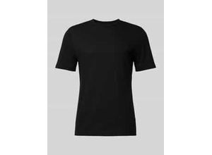 4063535210463 - T-Shirt mit geripptem Rundhalsausschnitt Modell TIBURT