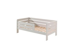 5420070237147 - VIPACK - Juniorbett mit Liegefläche 70 x 140 cm Umrandung mit waagerechten Paneelen Ausf MDF weiß