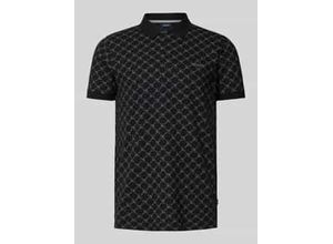 7616199003949 - Regular Fit Poloshirt mit Allover-Logo-Print Modell Paigam