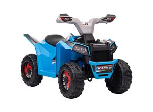 4255633568052 - Homcom - Elektro Kinderquad Elektrofahrzeug mit Vorwärts-und Rückwärtsfunktion 25 km h 6 v Mini Elektroquad für Kinder 15-3 Jahre Blau