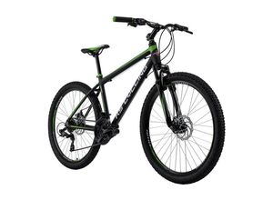 4250547530263 - KS Cycling Mountainbike Hardtail 26 Xceed schwarz-grün RH 50 cm