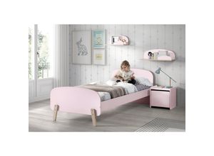 5420070221832 - Vipack Einzelbett Kiddy 90x200 cm - Rosa