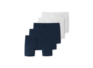 4007065771605 - Shorts 5er-Pack Organic Cotton Softbund dunkelblau weiß - 95 5 98