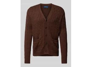 3616852367030 - Cardigan mit Zopfmuster