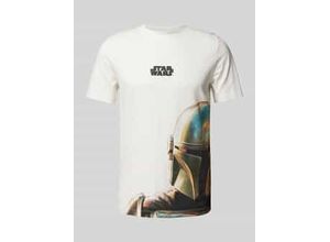 4099976700072 - Regular Fit T-Shirt aus Baumwolle mit Starwars®-Print