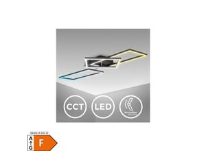 4057722008599 - Led Deckenlampe dimmbar cct Deckenleuchte Fernbedienung schwarz 40W Nachtlicht - Bklicht