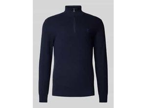 3616534709523 - Polo Textured Half Zip Navy Heather