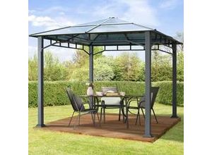 4064108054651 - Sunset 3x3 m Hardtop Gartenpavillon ohne Seitenteile - (300167)