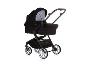 3800931058944 - 3 in 1 Kombikinderwagen Linea Sportsitz i-Size Babyschale Babywanne schwarz