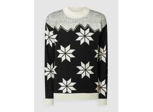 7054880409760 - - Winter Star Sweater - Wollpullover Gr L schwarz