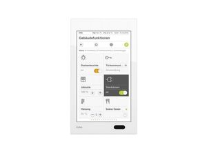 4010337014300 - Bedienelement KNX G1 Glas ws UP 1Bet mDisplay Bussystem KNX Status-LED 206912 - weiß