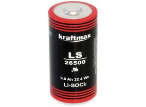 4042883337534 - Lithium-Batterie LS26500 C-Zelle 36 v- 9000 mAh - Kraftmax