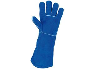 4042146545058 - Kstools - ks tools Handschuhe - Leder - Lang - Für Schweißer - Größe xl - 9857040 - Bleu