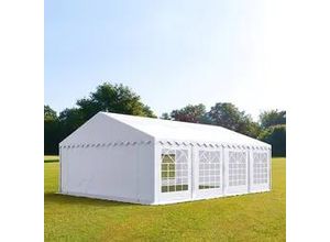 4260409141797 - Partyzelt 5x8m PVC 500 g m² weiß wasserdicht Gartenzelt Festzelt Pavillon