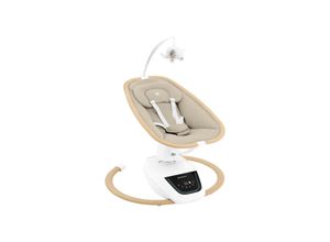 3800171210393 - Kikkaboo Babywippe BeMoove elektrisch Moskitonetz Fernbedienung Melodien Timer beige