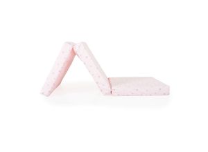 3800146249564 - Babybett Klappmatratze Mirage 120 x 60 x 6 cm Bezug waschbar Reißverschluss rosa