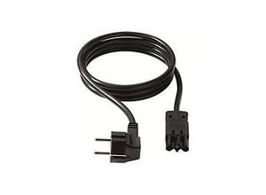 4016514022151 - H05VV-F 3G - Stromkabel - CEE 7 4 (M) zu GST18i3 (W) - 4 m - rechts-gewinkelter Stecker - Schwarz