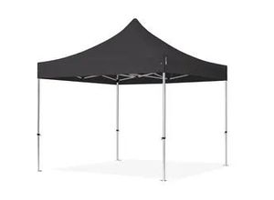 4260438380990 - PROFIZELT24 Faltzelt professional 3x3 m ohne Seitenteile Faltpavillon alu Pavillon Partyzelt in schwarz - schwarz