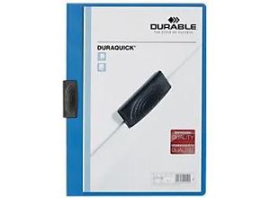 4005546202525 - Klemmhefter DURAQUICK 20 227006 A4 blau für ca 20 Blatt Polypropylen (PP) 4005546202525 Durable