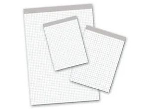 9001939813113 - Ursus Style Notizblock DIN A4 Kariert Geheftet Papier Weiß Perforiert 200 Seiten 5 Stück à 100 Blatt