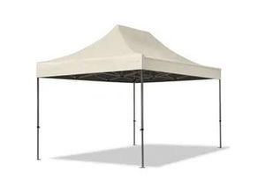 4260578432283 - Faltpavillon 3x45m Hochleistungspolyester 350 g m² creme wasserdicht Faltzelt Klappzelt