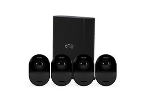 0193108142793 - ARLO Ultra 2 Spotlight 4cam Kit black VMS5440B-200EUS WLAN IP-Überwachungs-Set mit 4 Kameras 3840 x 2160 Pixel