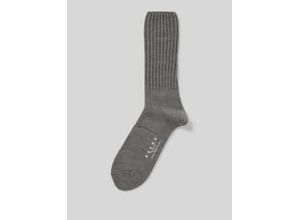 4004758593575 - Socken aus Schurwoll-Mix mit Label-Detail Modell Nelson