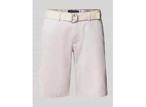 4067557885791 - Regular Fit Bermudas mit Stoffgürtel