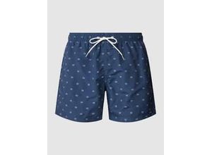 4007066250345 - Swimshorts Webware dunkelblau gemustert - Marineland für Herren 456789