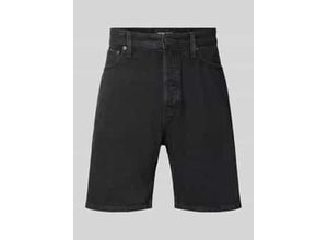 5715506123188 - ORIGINALS by JACK & JONES Jeans-Bermuda Taschennieten Baumwolle für Herren schwarz S