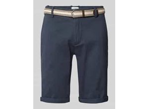 5714396985098 - Slim Fit Bermudas mit Gürtel