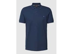 4067557734341 - Slim Fit Poloshirt im unifarbenen Design