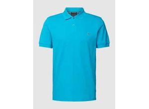 4067557733627 - Slim Fit Poloshirt im unifarbenen Design