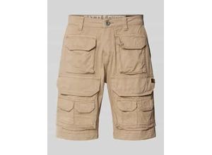 4059146724949 - Regular Fit Cargoshorts mit Label-Detail Modell BATTLE SHORT