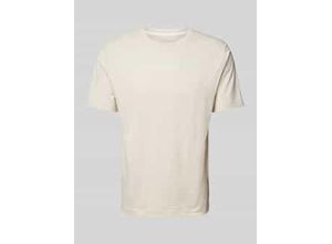 7325869121660 - Regular Fit T-Shirt aus reiner Baumwolle mit Label-Print