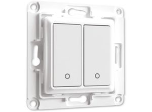 3800235266199 - Wandtaster Wall Switch 2 weiß 2-fach - Shelly