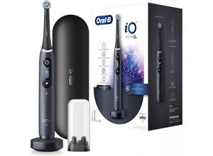 4210201408567 - IO 8 iO8 Elektrische Zahnbürste Electric Toothbrush Magnet-Technologie 2 Aufsteckbürsten 6 Putzmodi für Zahnpflege Farbdisplay & Reiseetui