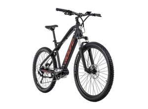 4250547530553 - Alu MTB Pedelec 275 Xpose E-Bike Mittelmotor Schwarz-Rot 250 Watt Li-Ion 36V 14 Ah 504 Wh 9 Gänge