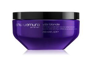 3474636956012 - Shu Uemura Art of Hair Yubi Blonde Anti-Brass Purple Balm for Bleached Highlighted Blonde Hair 200ml