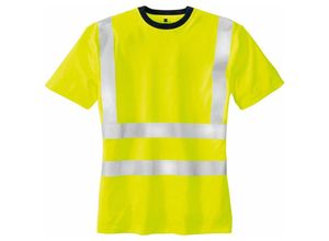 4031301050216 - Warnschutz-T-Shirt hooge leuchtgelb 75% Poly 25% Baumw 70083XL - ®