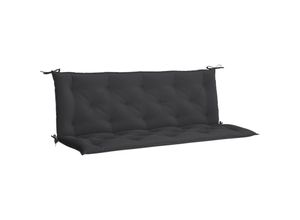 8720286187340 - Bonnevie - Gartenbank-Auflagen 2 Stk Ruhebank Schwarz 150x50x7 cm Oxford-Gewebe vidaXL