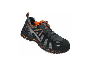 4031301034704 - S1 Sicherheitshalbschuhe LightStar schwarz grau orange 512044 Gr44 - Runnex