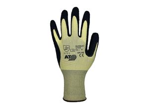 4029201132248 - ASATEX 3750 8 Handschuhe Gr8 gelb schwarz Nylon mit Naturlatex EN 388 Kateg