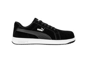 4051428109017 - Puma Safety Shoes - Puma Iconic Wildleder Black Low S1PL esd fo hro sr Sicherheitsschuhe - 42 eu - Schwarze