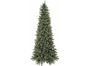 4003529218563 - Künstlicher Weihnachtsbaum CREATIV DECO Weihnachtsdeko aussen künstlicher Christbaum Tannenbaum Weihnachtsbäume Gr Höhe 210 cm grün Weihnachtsbaum Weihnachtsdekoration Kunstweihnachtsbäume Künstliche Weihnachtsbäume in schlanker Form