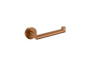 4250657526491 - Brillantbad BAMBER Papierrollenhalter ohne Deckel Messing Gold Kupfer matt 70x175x55 mm für Bad & WC >> zum Bohren