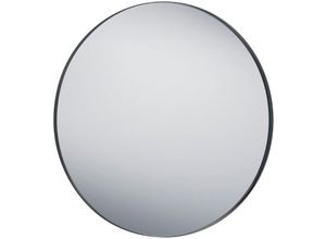 4251820307404 - Dekospiegel MIRRORS AND MORE Britney Spiegel Gr T 28 cm Ø 80 cm glänzend schwarz Wandspiegel rund Ø 80 cm Metallrahmen