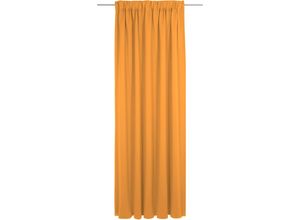 4004567319915 - Vorhang WIRTH Dim out Gardinen Gr 145 cm Multifunktionsband 142 cm orange Esszimmergardinen